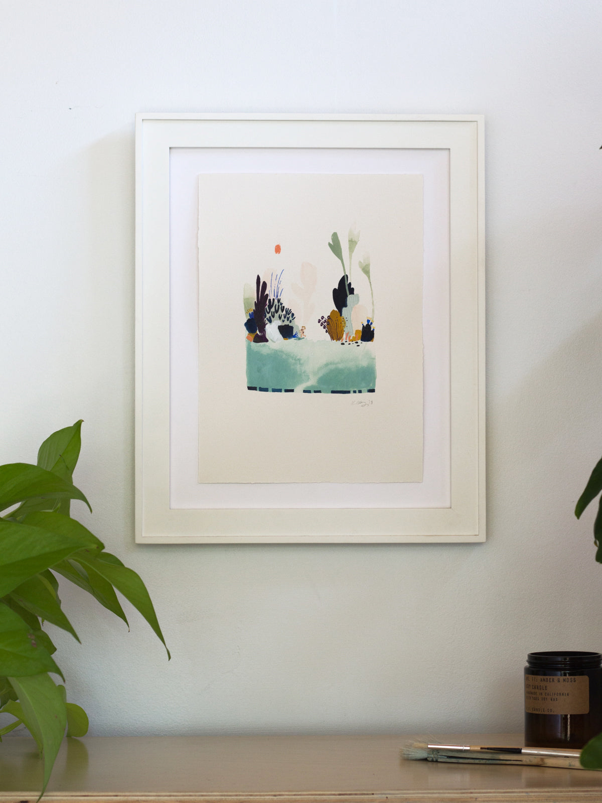 Introvert II - Framed Original Painting – Kayla King Art